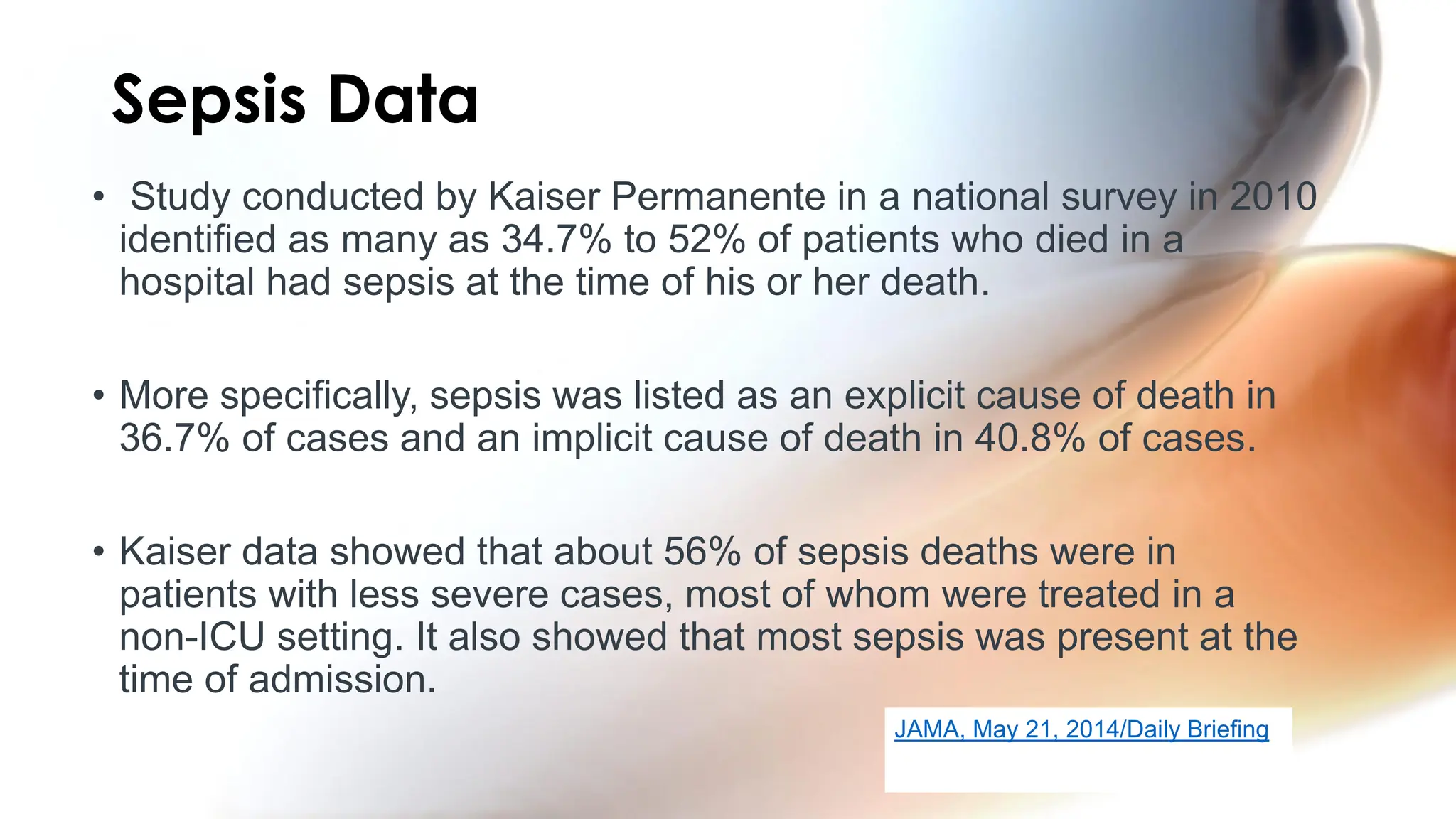 Sepsis Power Point Slides.pdf how to diagnose prevention | PDF