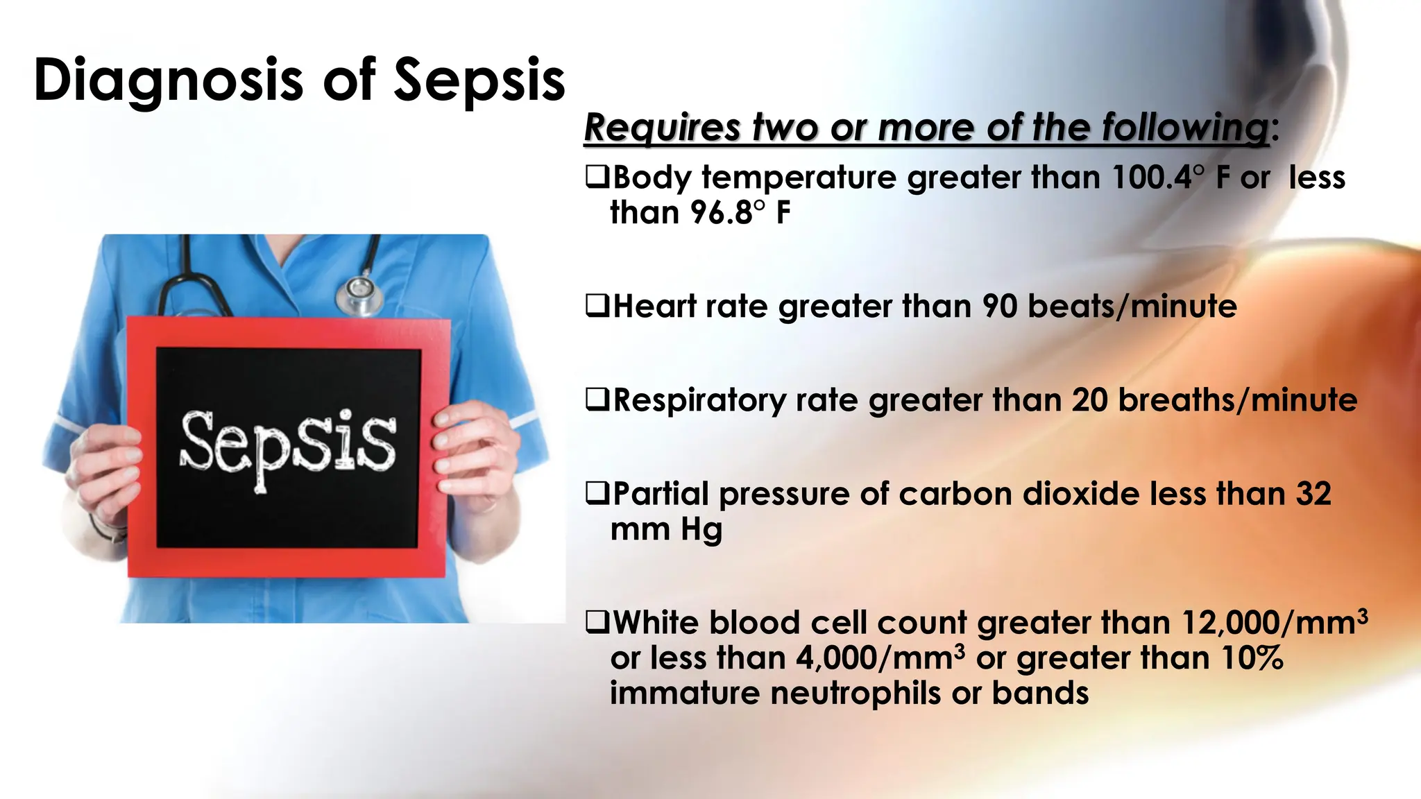 Sepsis Power Point Slides.pdf how to diagnose prevention | PDF
