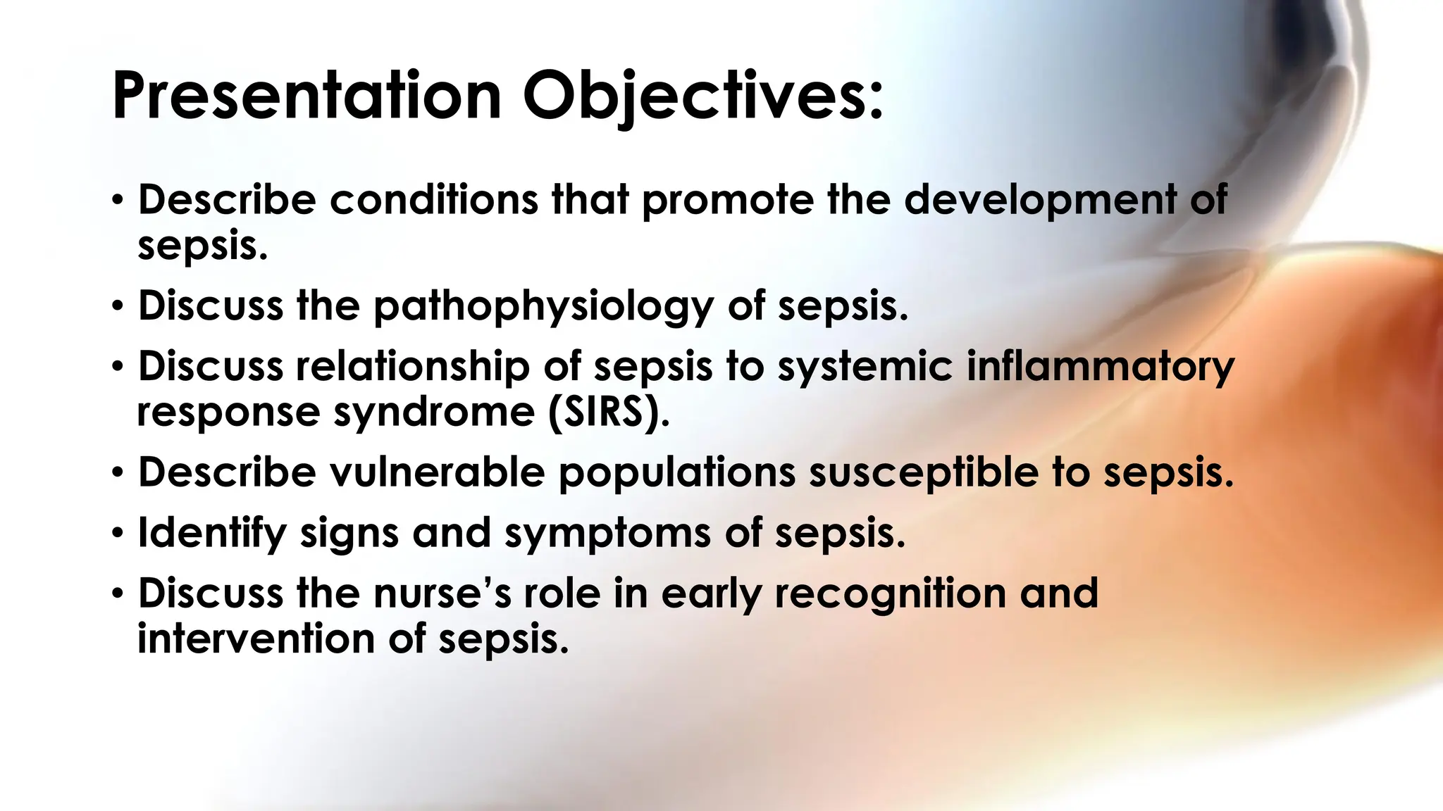 Sepsis Power Point Slides.pdf how to diagnose prevention | PDF ...