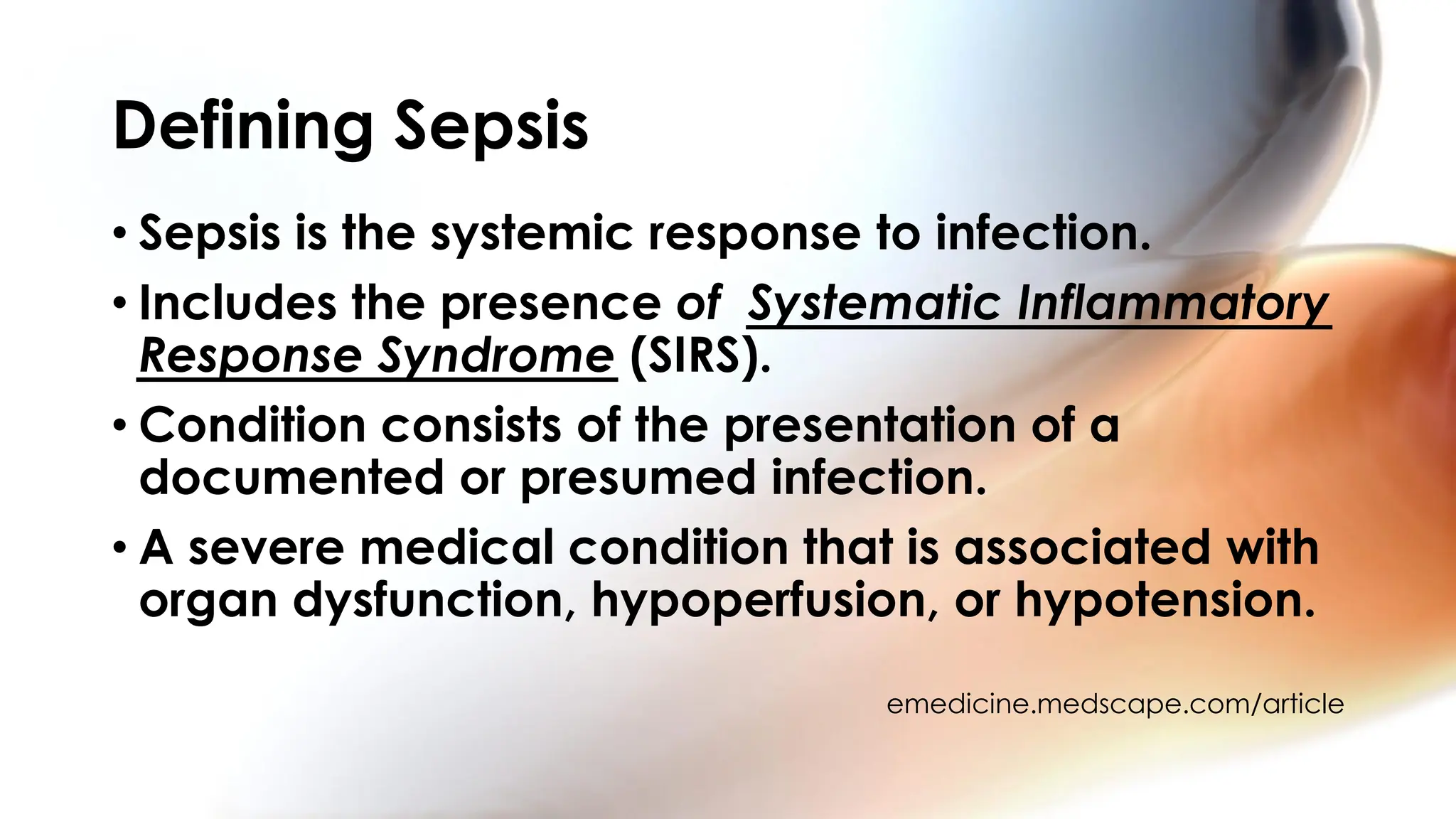 Sepsis Power Point Slides.pdf how to diagnose prevention | PDF ...