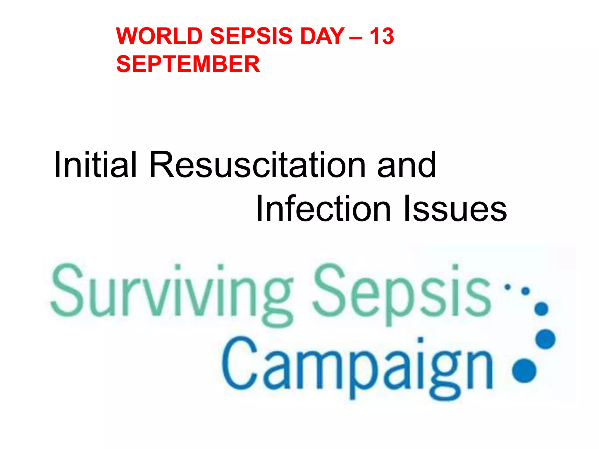 Sepsis, Septic Shock and Surviving Sepsis Guidelines | PPTX