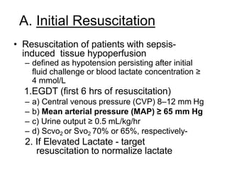 Sepsis, Septic Shock and Surviving Sepsis Guidelines | PPTX