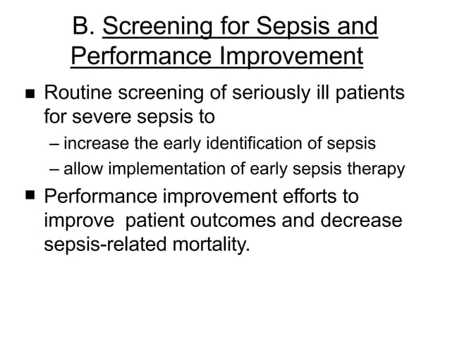 Sepsis, Septic Shock and Surviving Sepsis Guidelines | PPTX | First Aid ...