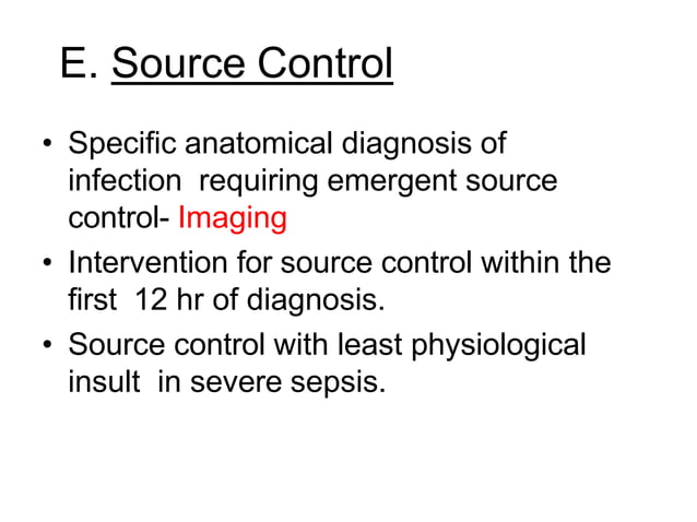 Sepsis, Septic Shock and Surviving Sepsis Guidelines | PPTX | First Aid ...
