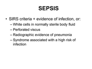 Sepsis, Septic Shock and Surviving Sepsis Guidelines | PPTX