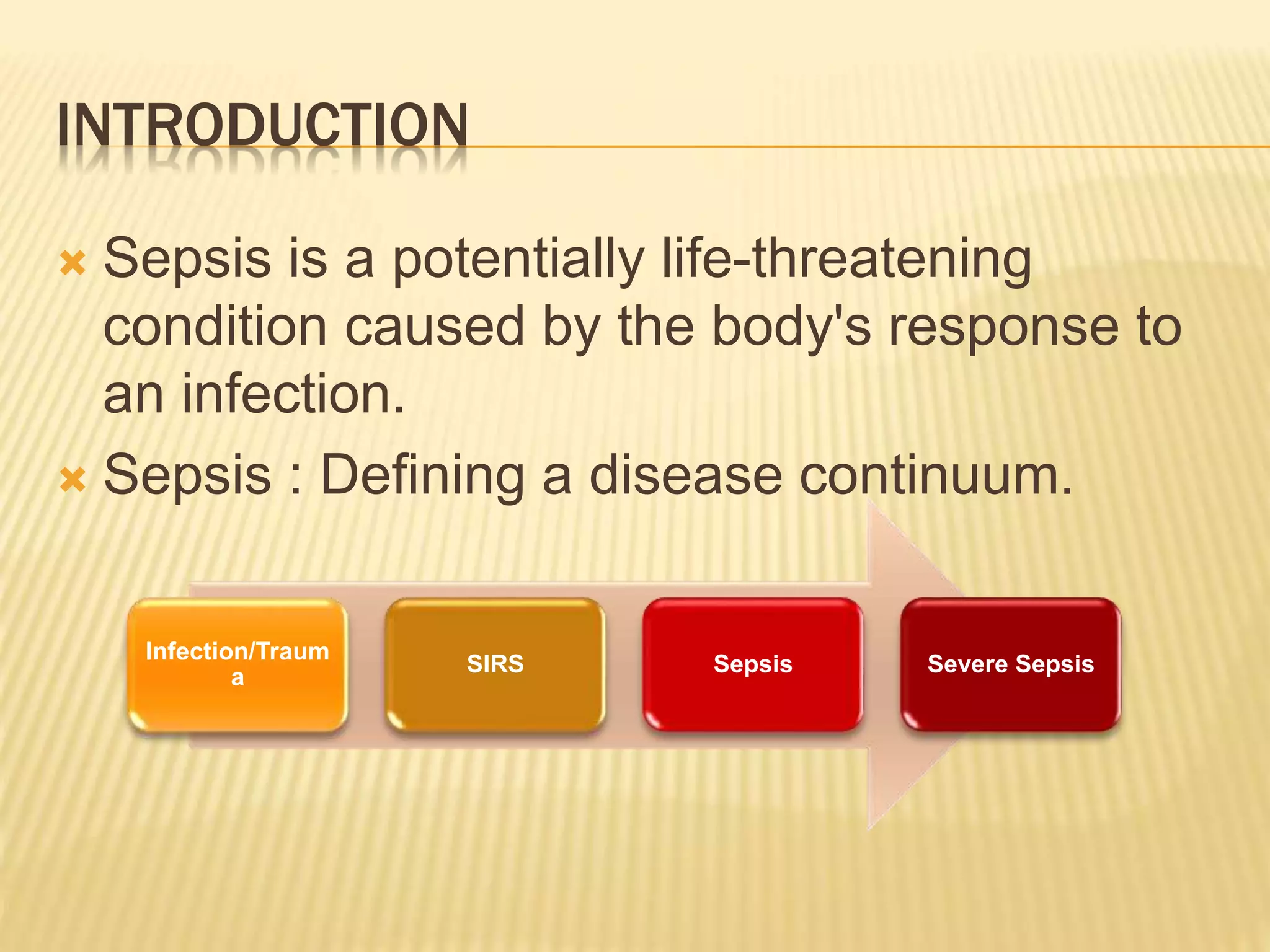 SEPSIS PPT.pptx | Lung and Respiratory Health | Diseases and Conditions