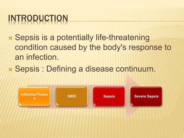 SEPSIS PPT.pptx | Lung and Respiratory Health | Diseases and Conditions