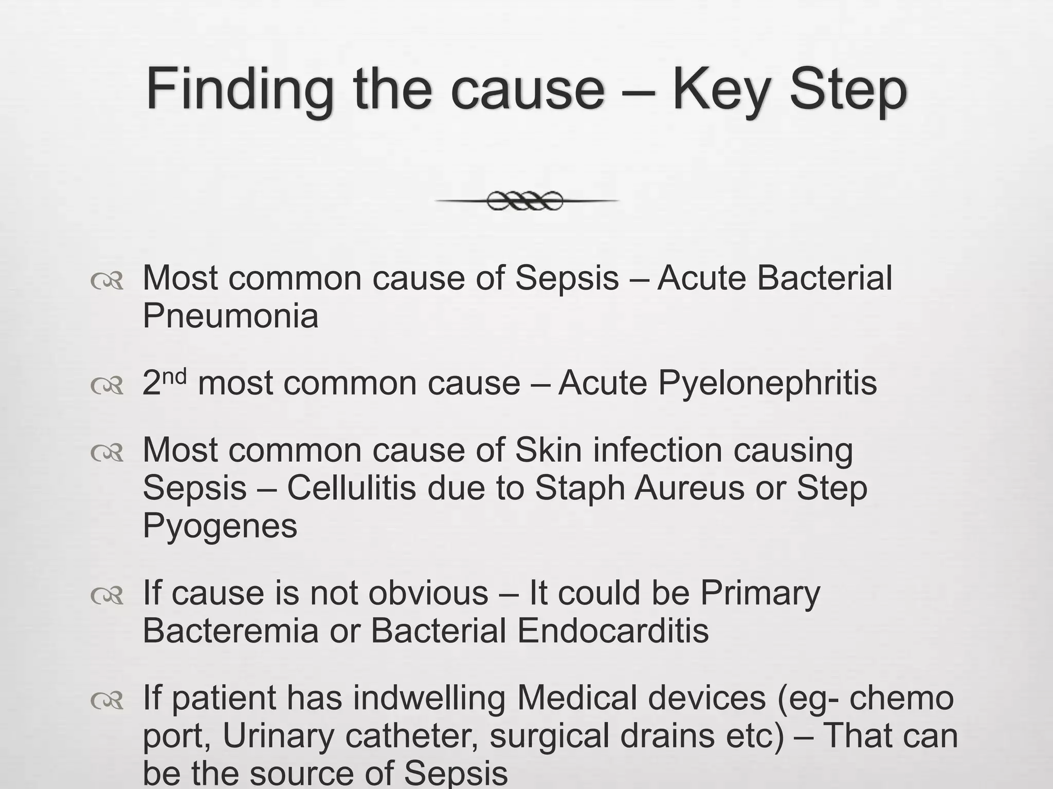 Acute Sepsis - Emergency Management | PPTX