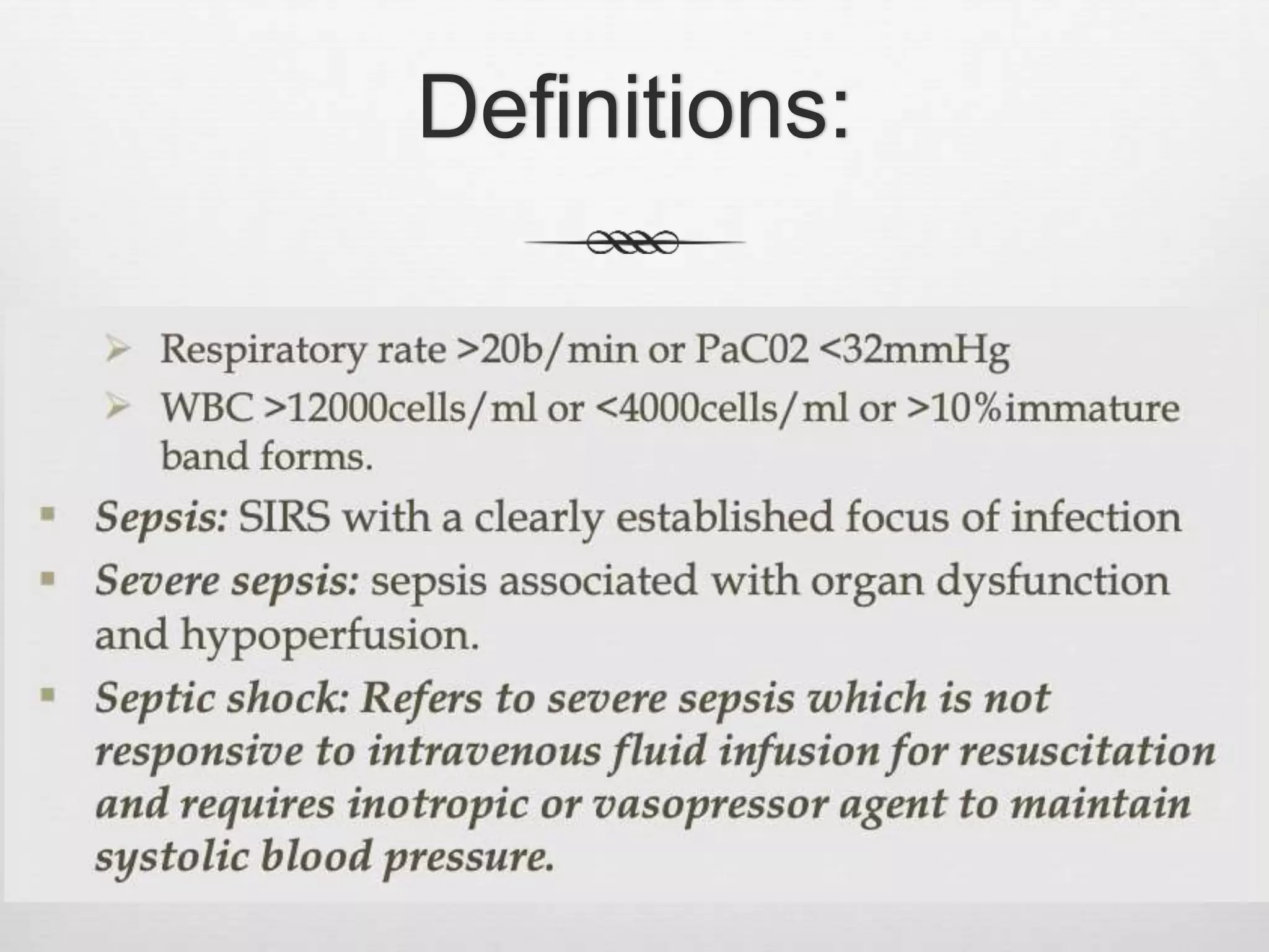 Acute Sepsis - Emergency Management | PPTX