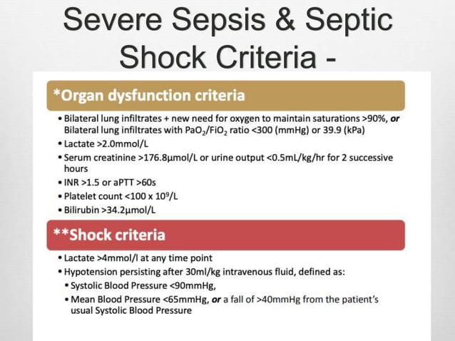 Acute Sepsis - Emergency Management | PPTX | First Aid | Injuries