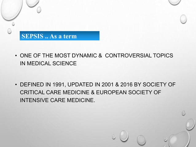 Sepsis presentation by shami | PPTX