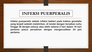 Sepsis puerperalis | PPTX