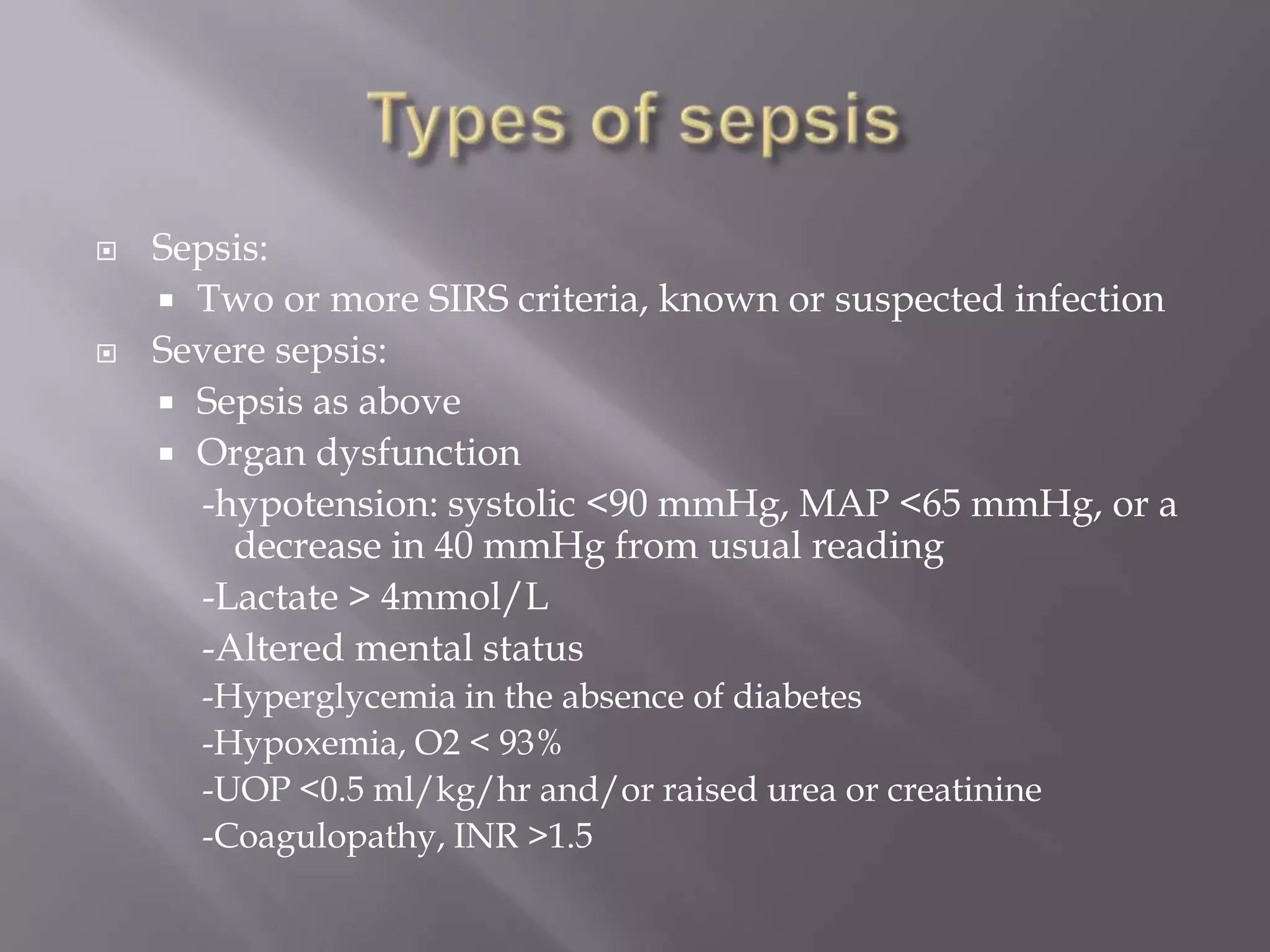 Sepsis resuscitation bundle | PPTX | First Aid | Injuries