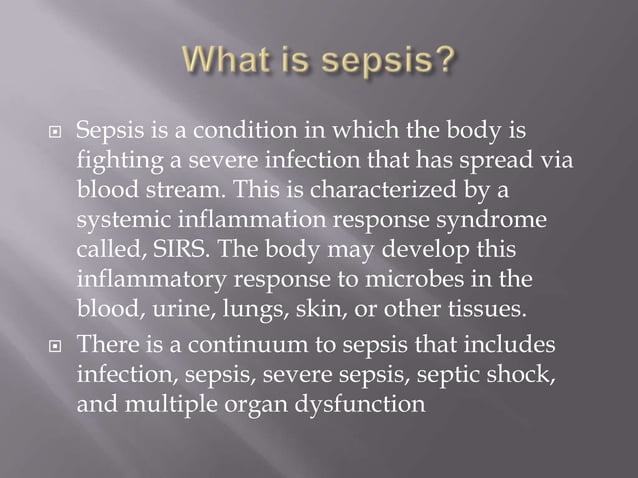 Sepsis resuscitation bundle | PPTX | First Aid | Injuries