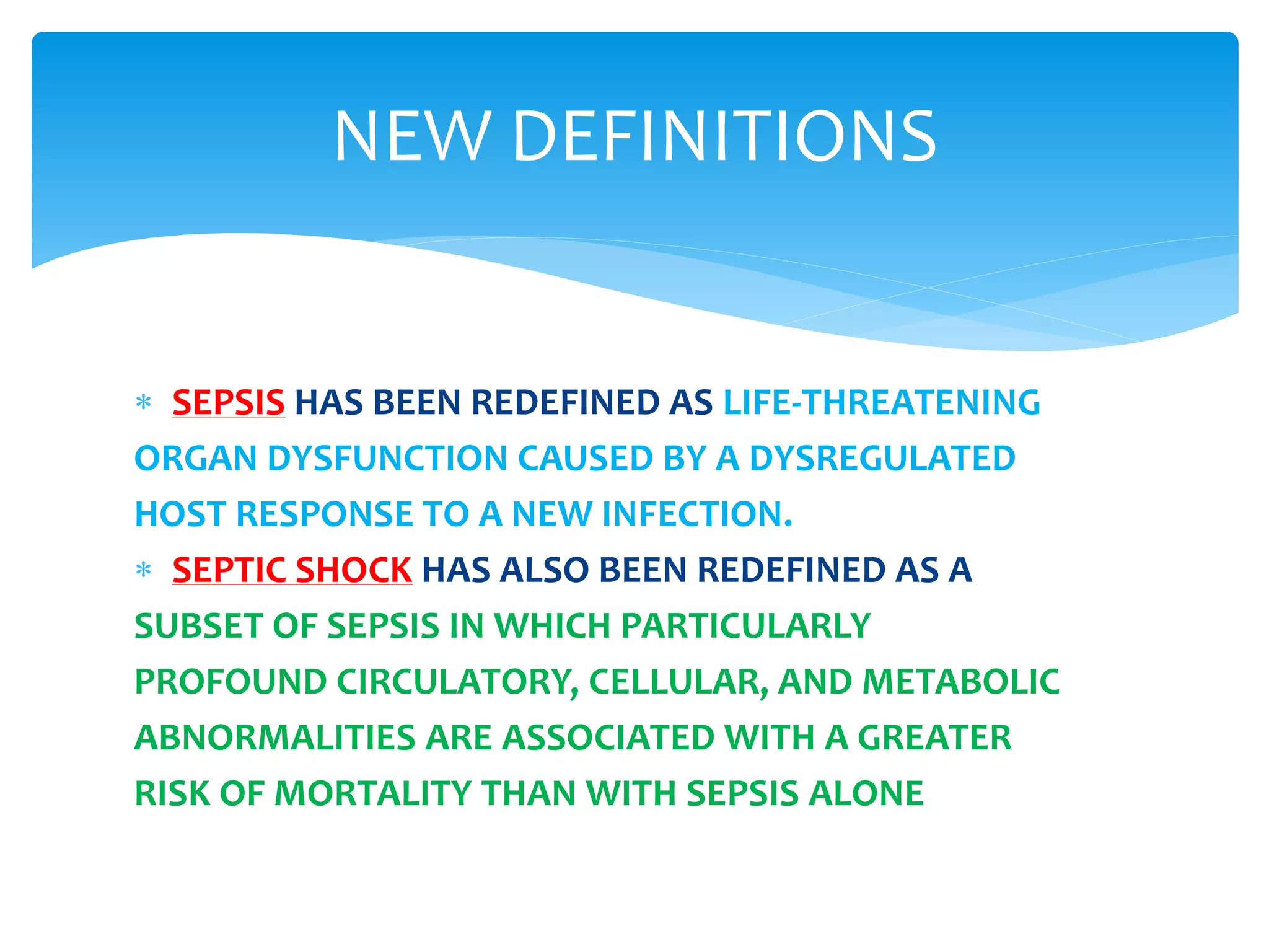 Sepsis scoring | PPTX