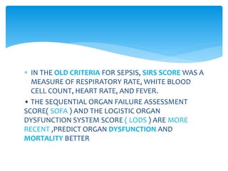Sepsis scoring | PPTX