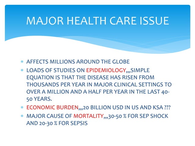 Sepsis scoring | PPTX | Infectious Diseases | Diseases and Conditions