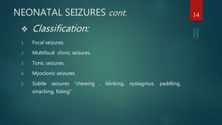 Sepsis, seizure & birth injuries | PPT