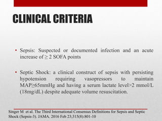 Sepsis seminar final | PPTX