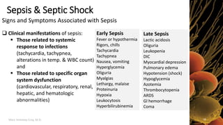 Septic Shock Symptoms