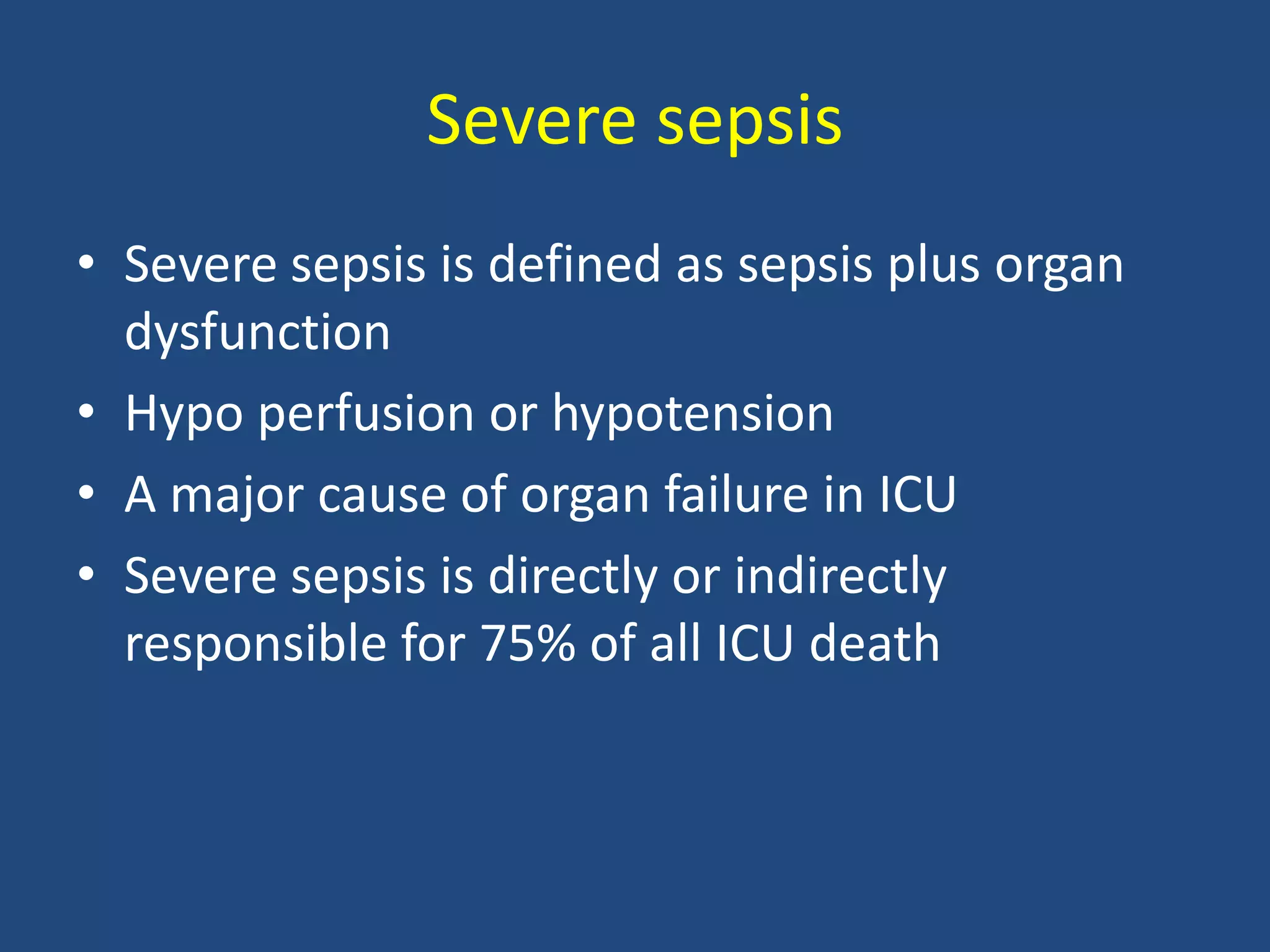 Sepsis & septic shock an updated management | PPTX