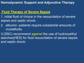 Sepsis & septic shock an updated management | PPTX