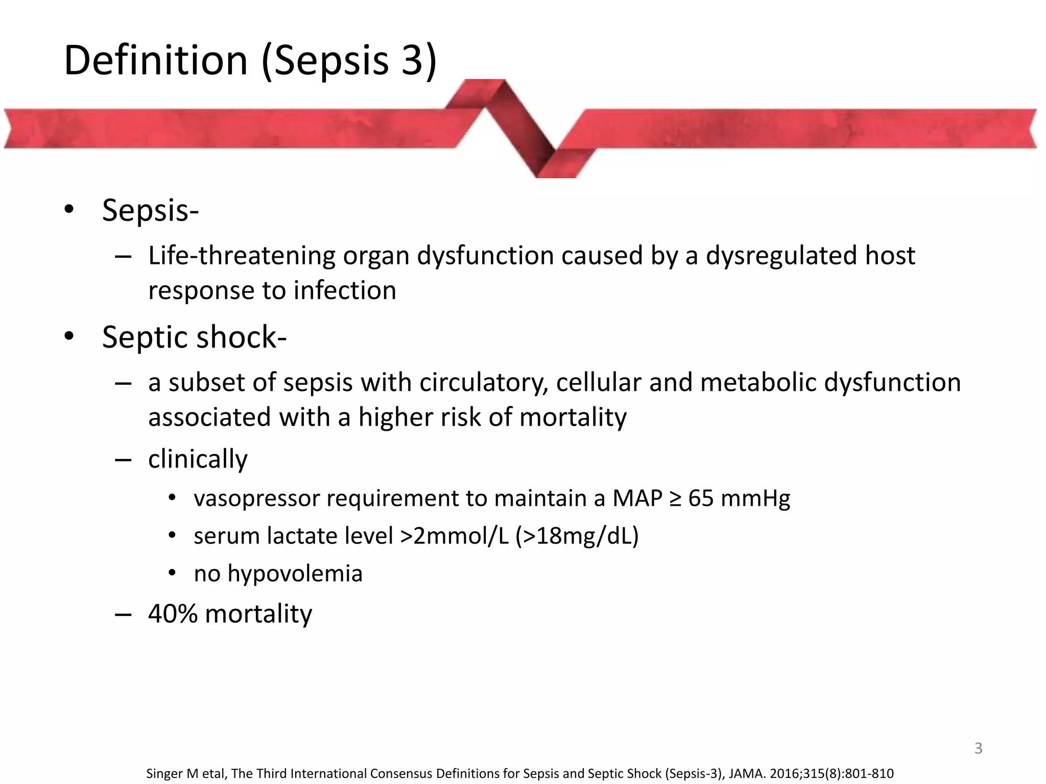 Sepsis | PPTX