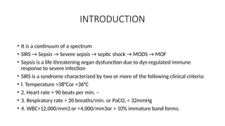 Sepsis investigation and treatment....... | PPTX