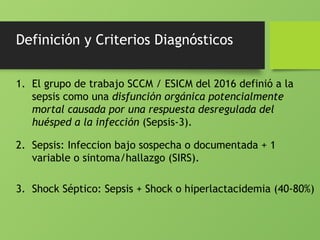 Sepsis manejo inicial, definiciones y tratamiento | PPTX