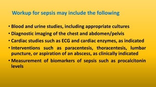 Sepsis workup | PDF