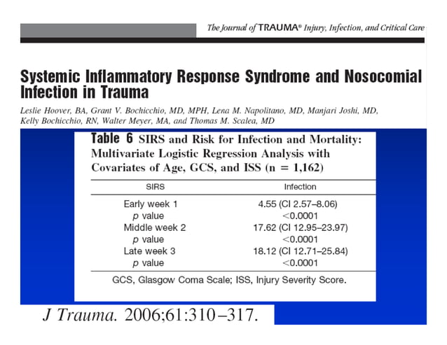 Sepsis y Trauma | PPT