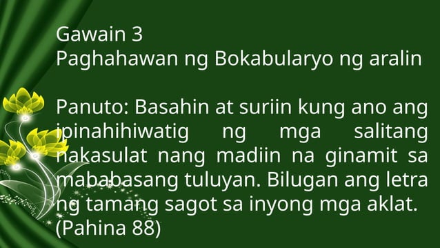 ang pinagmulan ng araw, bituin at buwan filipino 7 | PPTX