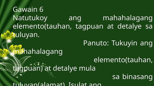 ang pinagmulan ng araw, bituin at buwan filipino 7 | PPTX
