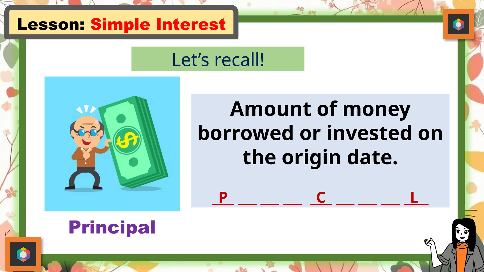 SIMPLE INTEREST general mathematics gr11 | PPTX