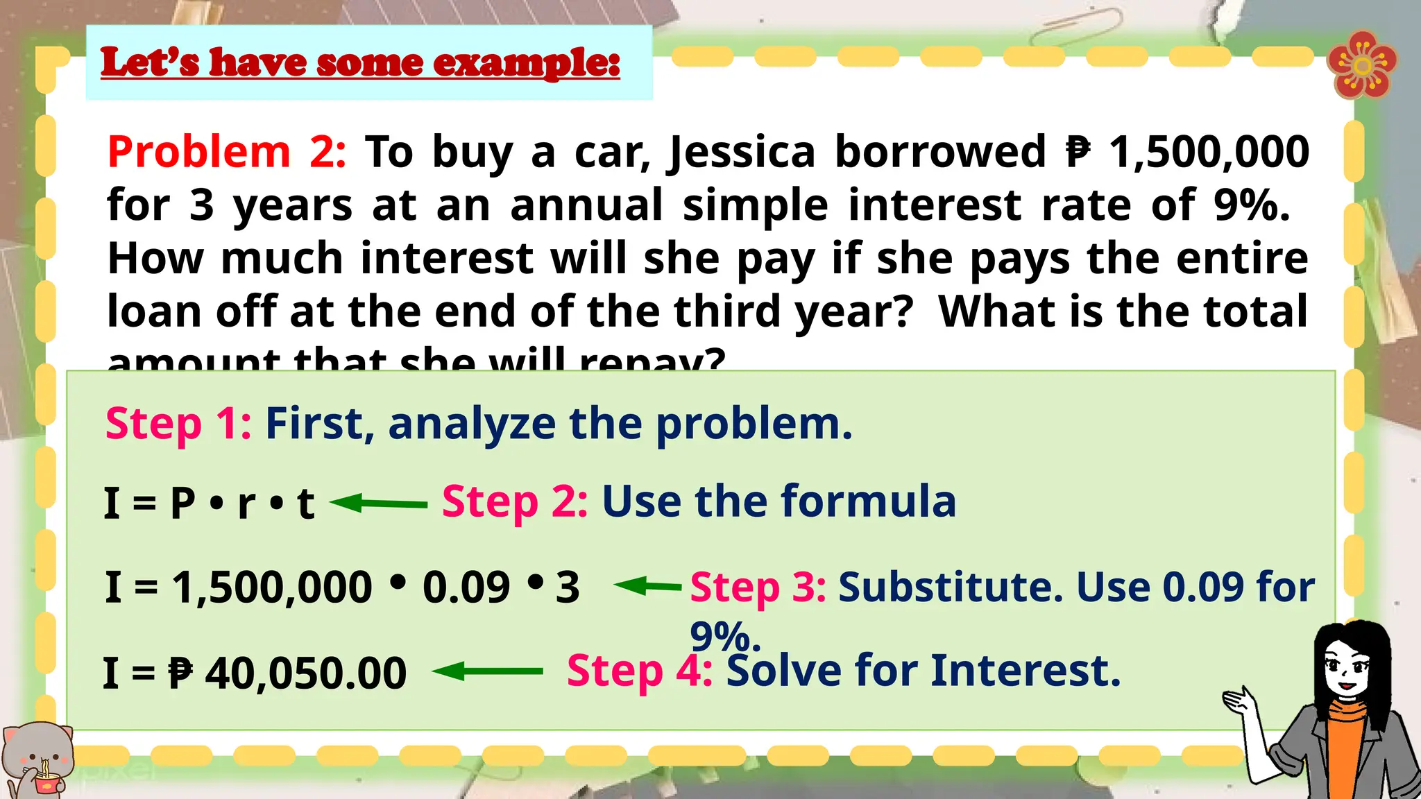 SIMPLE INTEREST general mathematics gr11 | PPTX
