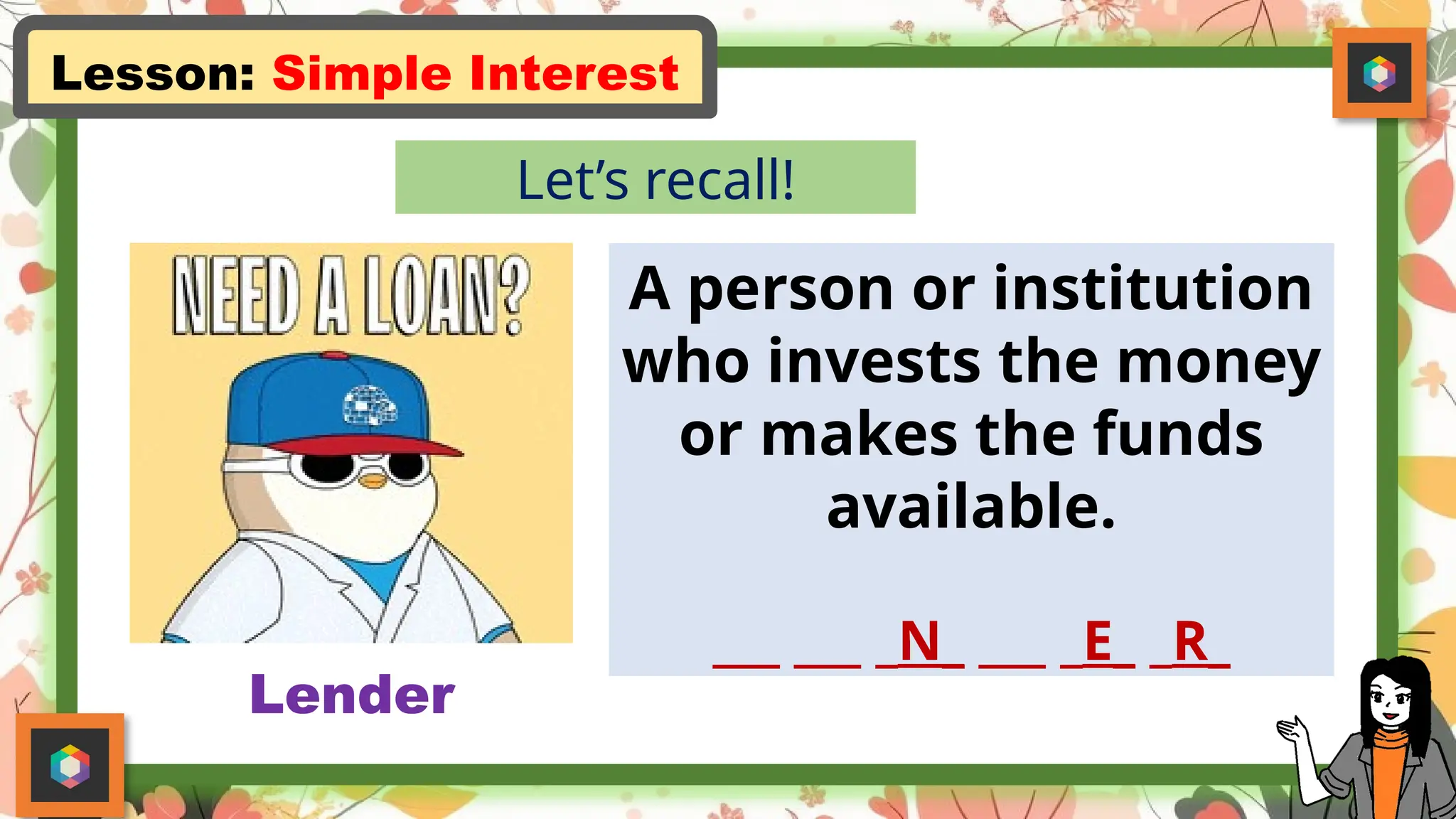 SIMPLE INTEREST general mathematics gr11 | PPTX