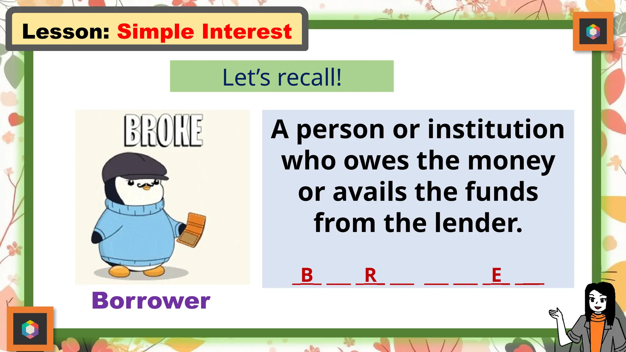 SIMPLE INTEREST general mathematics gr11 | PPTX