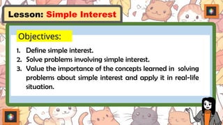 SIMPLE INTEREST general mathematics gr11 | PPTX
