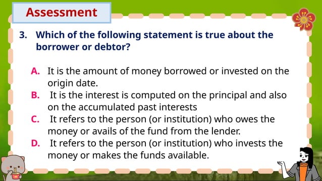 SIMPLE INTEREST general mathematics gr11 | PPT