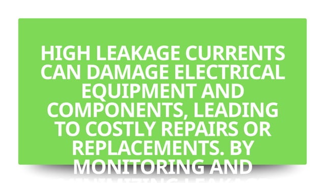 Leakage Current คือ | Schneider Electric Thailand | PPTX