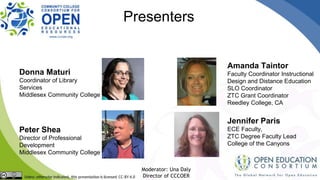 Collaborative Platforms for Open Content Development | PPTX