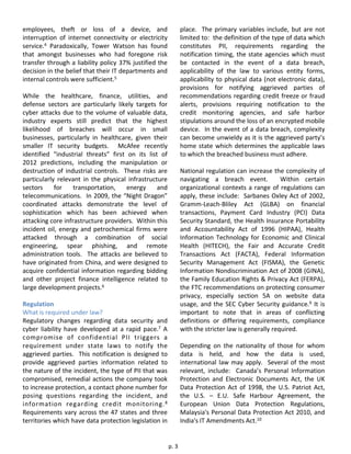 Sept 2012 data security & cyber liability | PDF