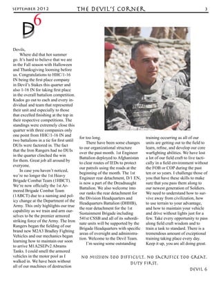 Sept 2012 Devil's Corner Monthly Newsletter | PDF