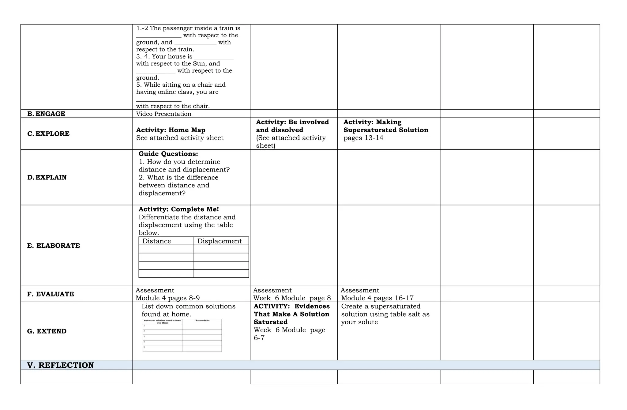 Lesson Plan in Science 7 for September10 | DOCX | Physics | Science