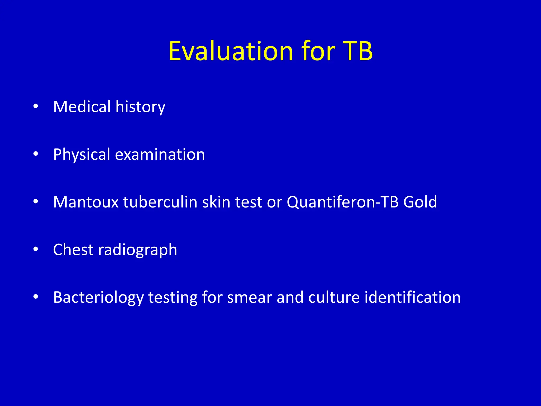Tuberculosis disease and latent tuberculosis infection | PPT