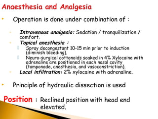 SEPTAL SURGERY & ANTRAL PUNCTURE | PPT