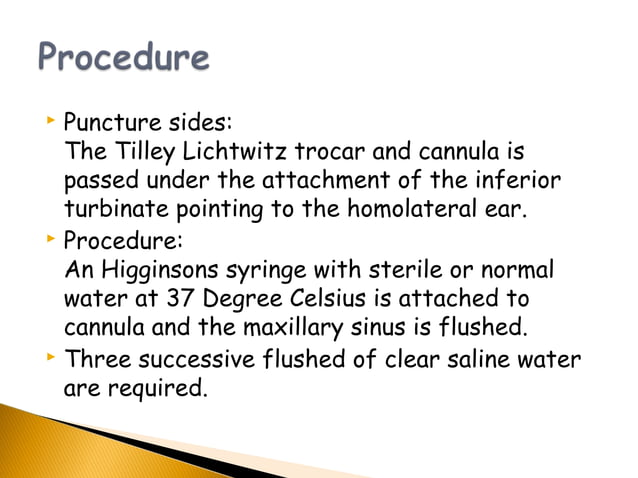 SEPTAL SURGERY & ANTRAL PUNCTURE | PPT | Ear, Nose and Throat ...