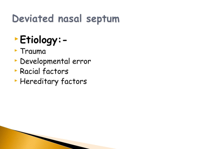 SEPTAL SURGERY & ANTRAL PUNCTURE | PPT | Ear, Nose and Throat ...