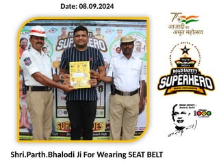September - 2024 PPT Road Safety Superoheros | PPTX
