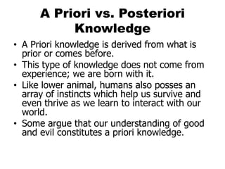 September 10 - Philosophy of Science - Continued Discussion).ppt